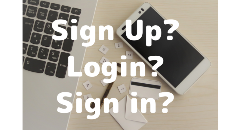 「signUp」「login」「sign in」とは？それぞれの違いを解説 | 27-tec-b